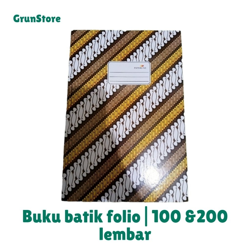 Jual Buku batik hardcover folio PAPERLINE 100 dan 200 lembar | Shopee ...