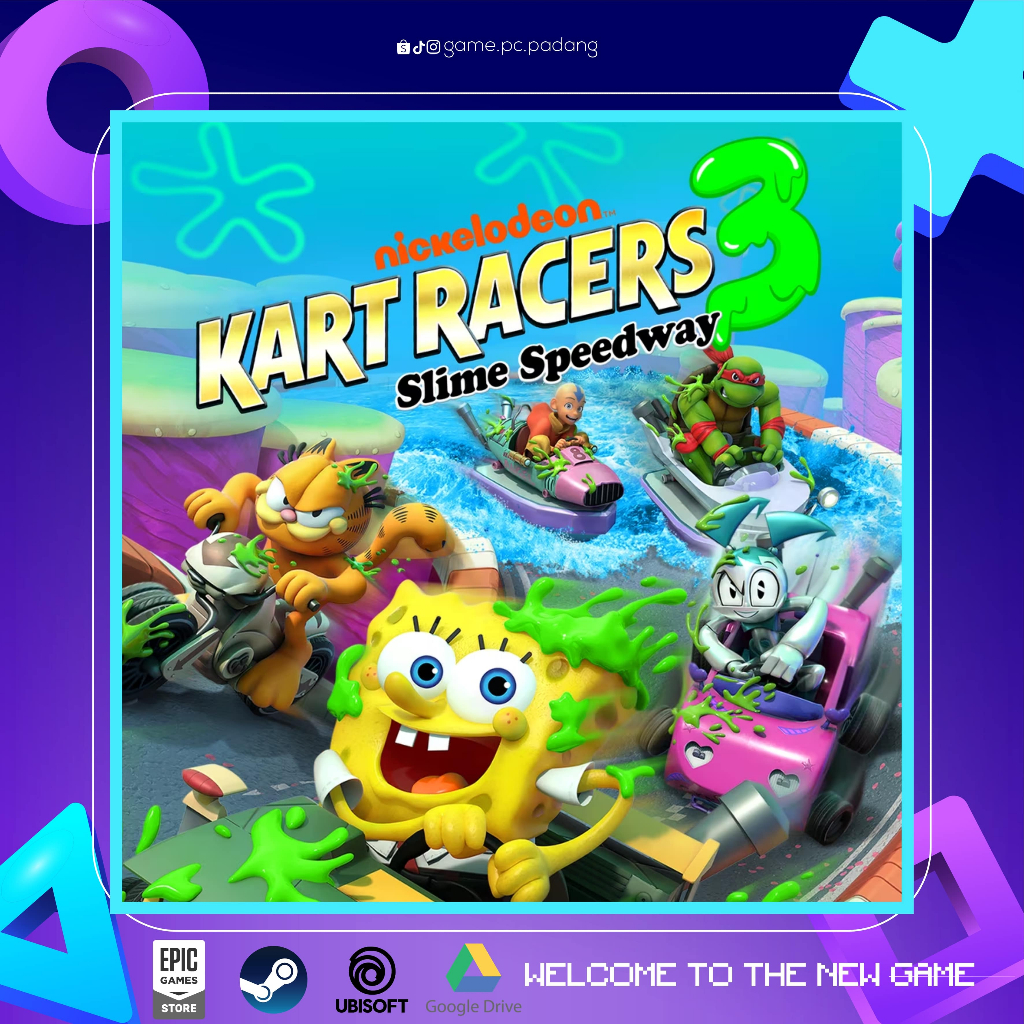 Jual Nickelodeon Kart Racers 3 Slime Speedway PC - Laptop / Game Berdua ...