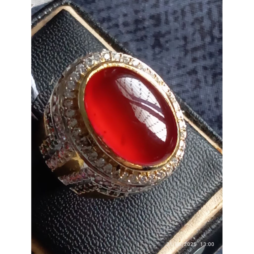 Jual Cincin Mata Batu Red Rafflesia Big Size Premium (Kolektor Item ...