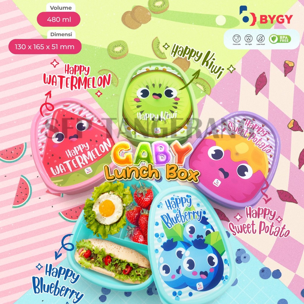 Jual BYGY Fruit Lunch Box Biggy Gabi Fruit Tempat Makan Buah Snack ...