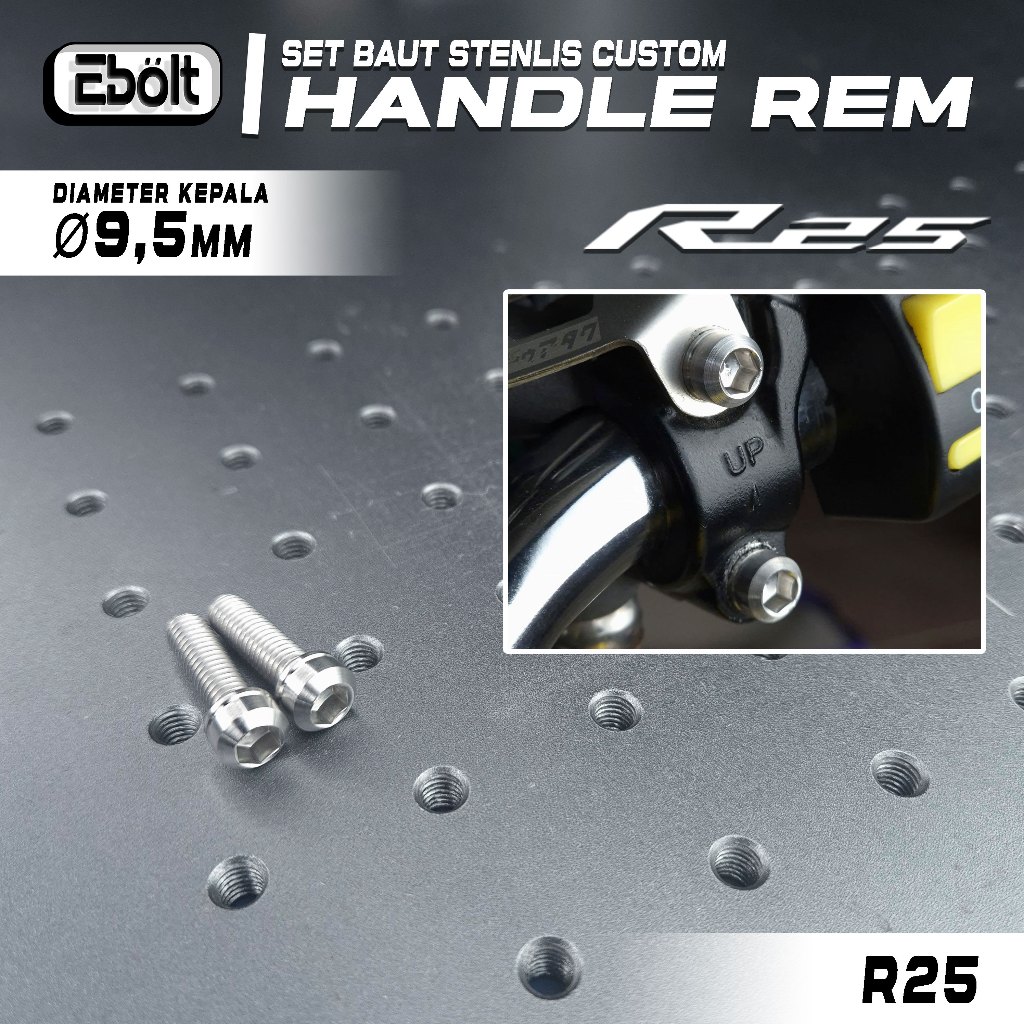 Jual BAUT SET CUSTOM HANDLE REM R25 BAUT STAINLESS | Shopee Indonesia