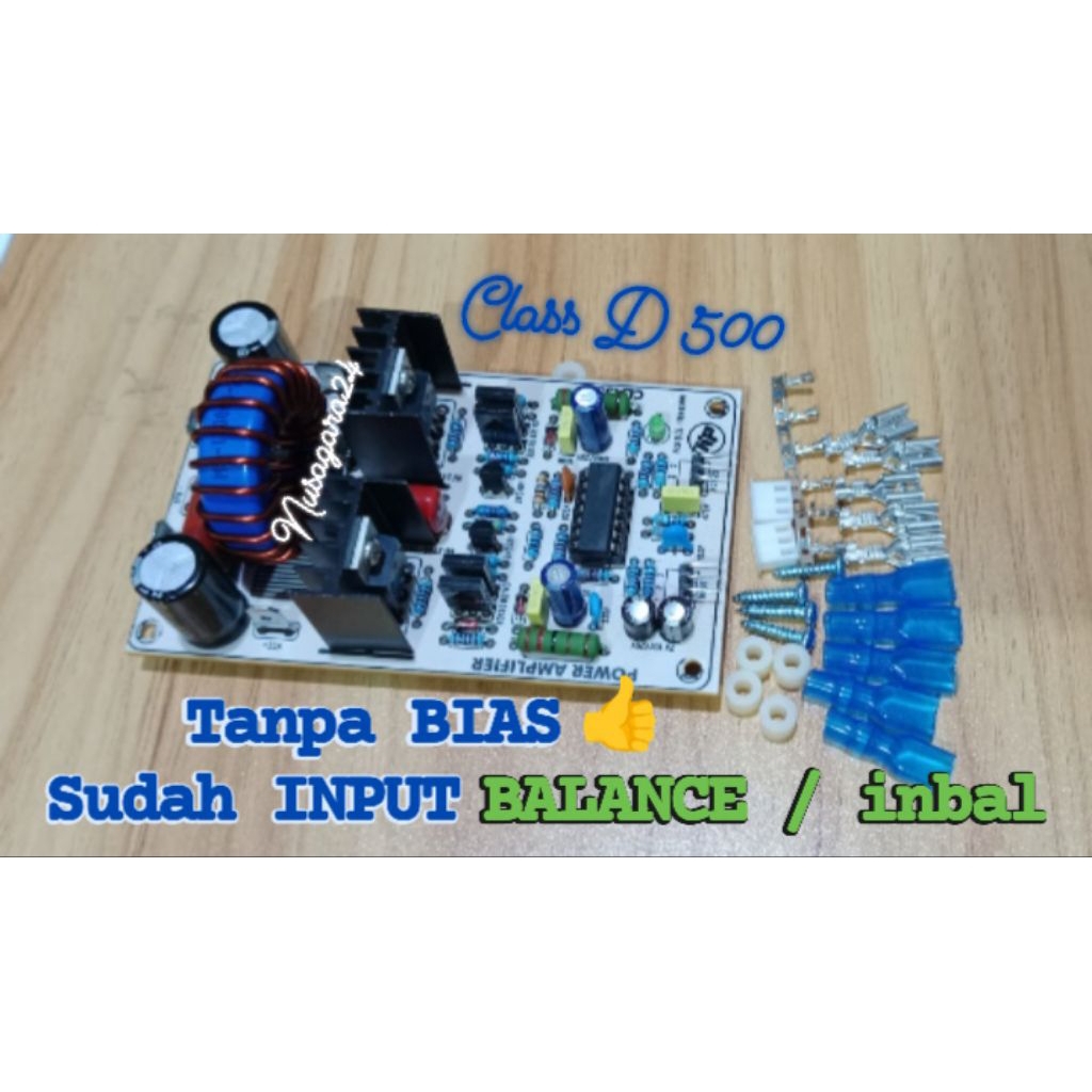 Jual Driver Power Amplifier class d D500 -D 500 Input Balance | Wajib ...