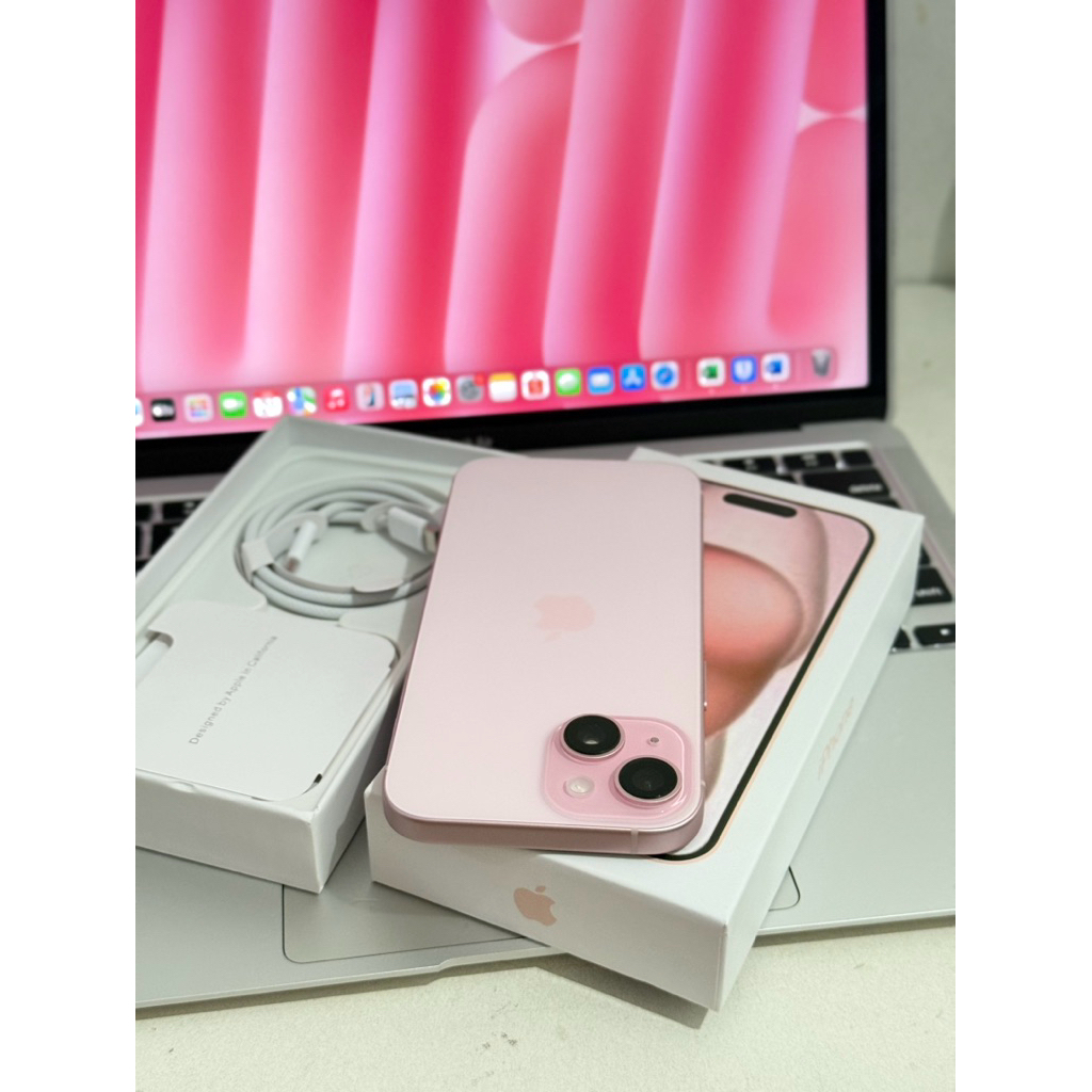 Jual Iphone 15 Pink 128gb (HARGA ASLI 8.3jt) All operator BISA PAYLATER ...