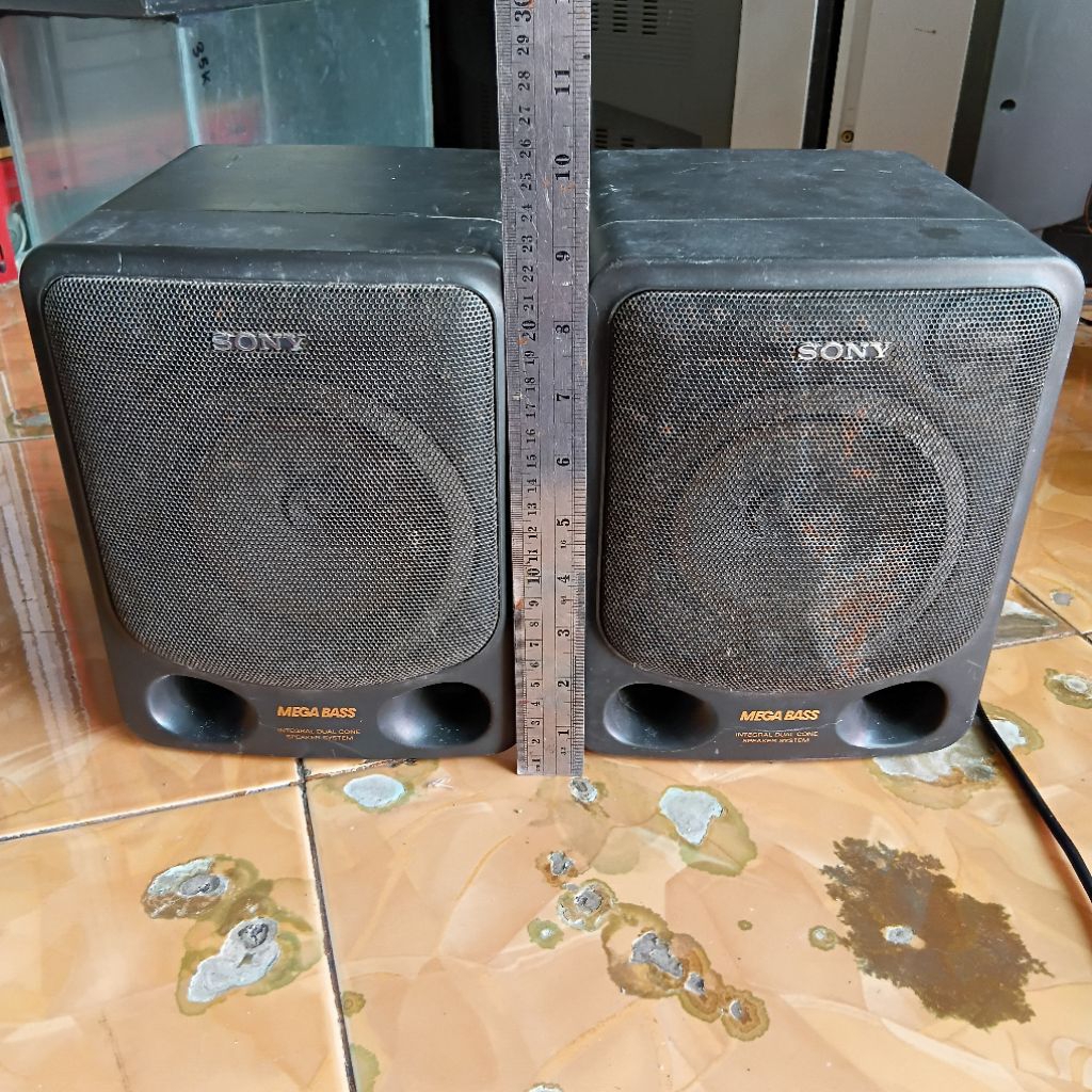 Jual speaker SONY MEGA BASS 5"second normal oryginal | Shopee Indonesia