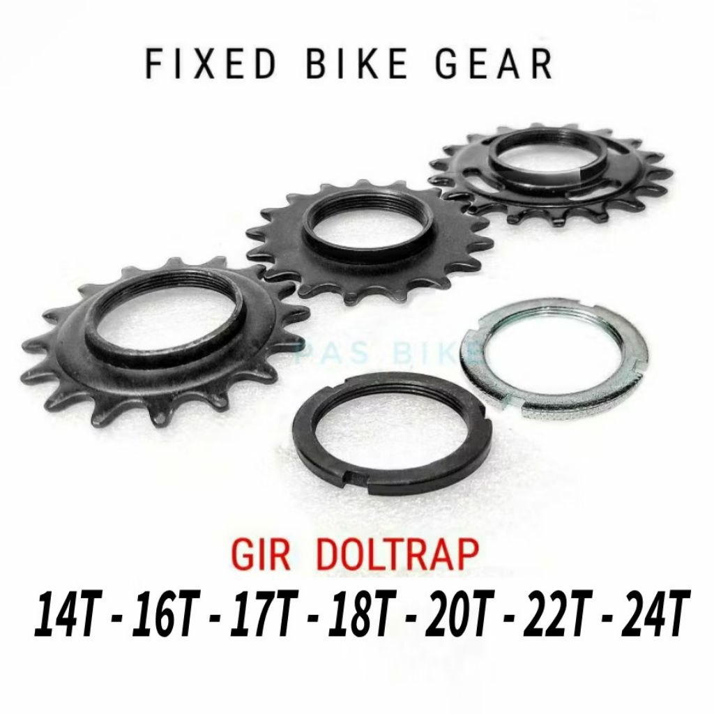 Jual Cog Fixie Doltrap Gir Torpedo 14T - 16T - 17T - 18T - 20T - 22T ...
