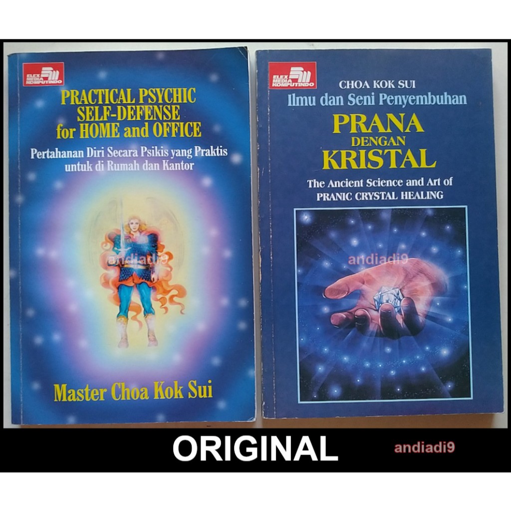 Jual BUKU ILMU DAN SENI PENYEMBUHAN PRANA DENGAN KRISTAL PRACTICAL PSYCHIC SELF DEFENSE FOR HOME ...