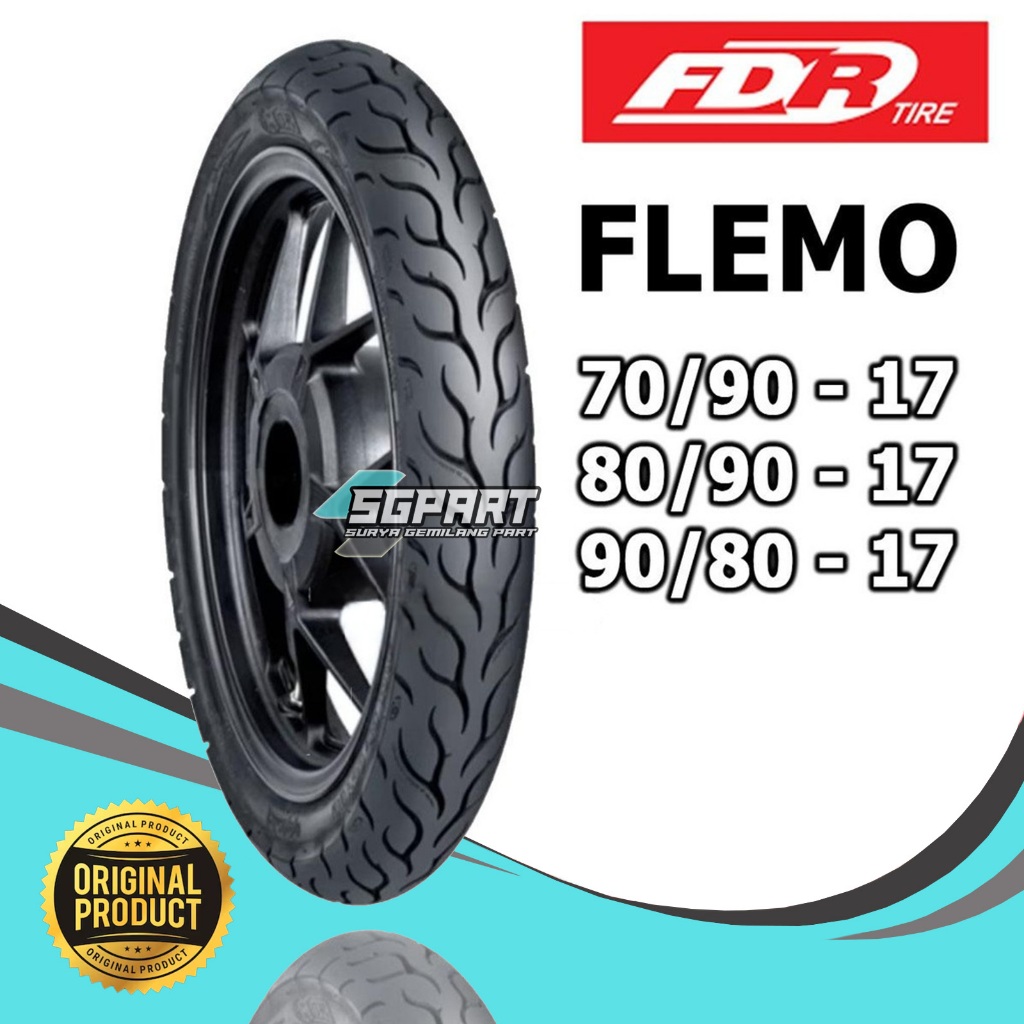 Jual Ban Motor FDR Flemo Ring 17 70/90 -17 80/90 -17 90/80 -17 (BUKAN ...