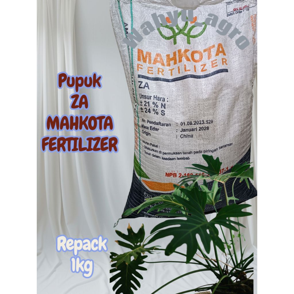 Jual PUPUK ZA MAHKOTA FERTILIZER, REPACK 1KG | Shopee Indonesia