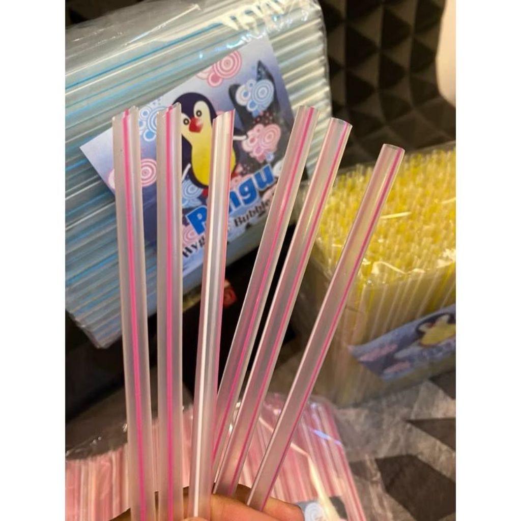Jual Sedotan / Straw Bubble - Pop ice / Jus Bening 6mm merk Pingu ...