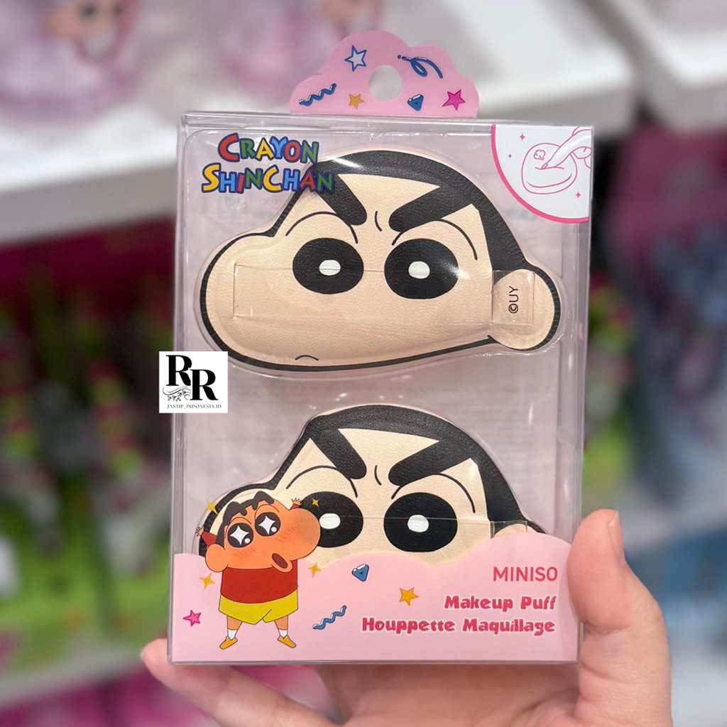 Jual Miniso x Crayon Shinchan - Spon MakeUp / Crayon Shinchan Super ...