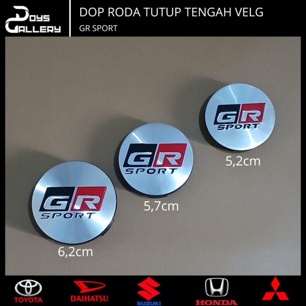 Jual DOP RODA TUTUP TENGAH VELG MOBIL CUSTOM VARIASI GR SPORT DIAMETER ...