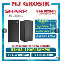 Jual KULKAS SHARP SJ 182 NHS LEMARI ES 1 PINTU SJ182D KIREI 2 SERIES ...