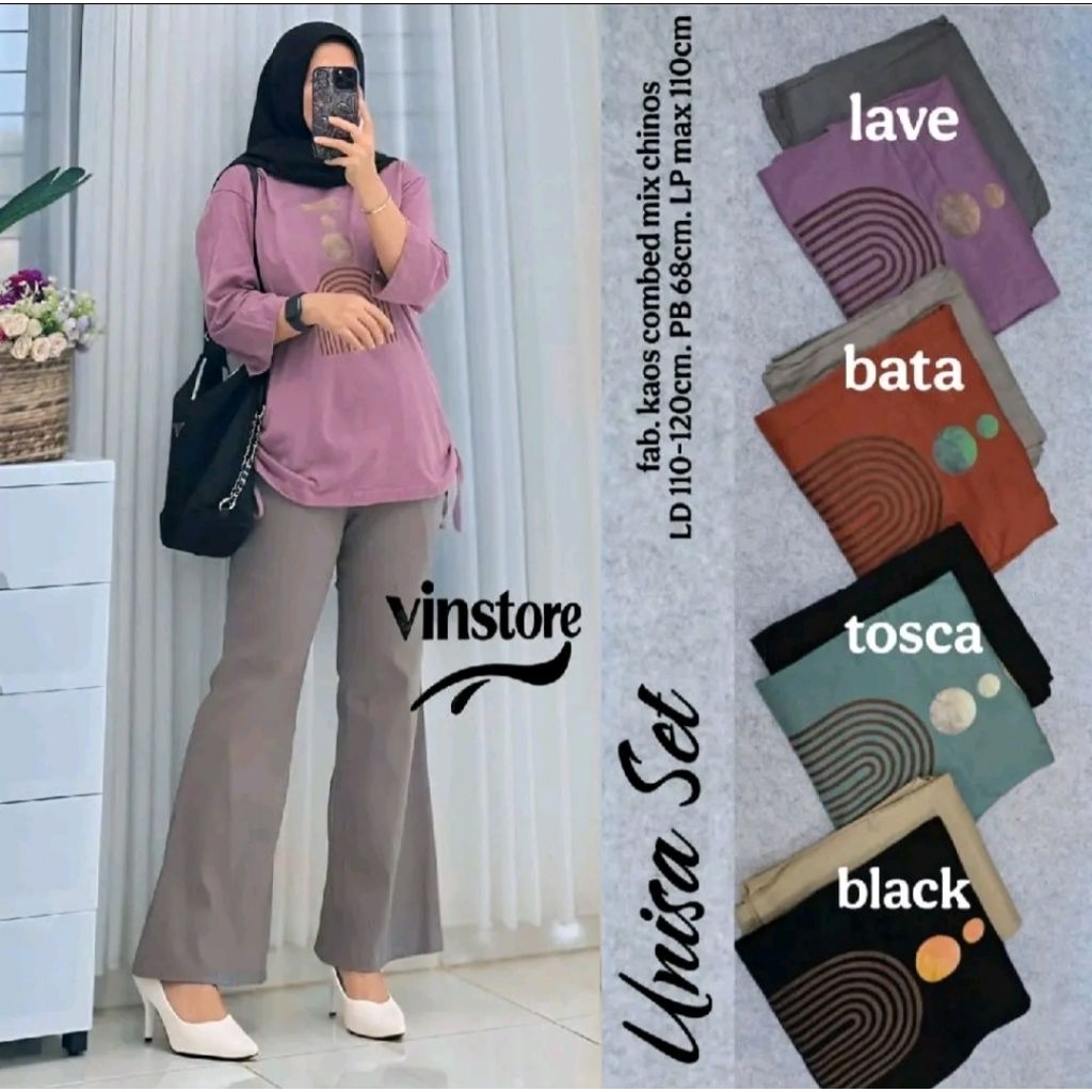 Jual UNISA SET CELAN CUTBRAY CHINOS | Shopee Indonesia