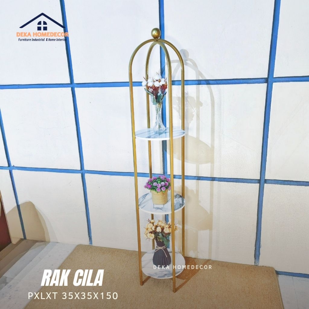 Jual Rak Sudut CILA / Rak Sangkar Aesthetic / Rak Besi Minimalis ...