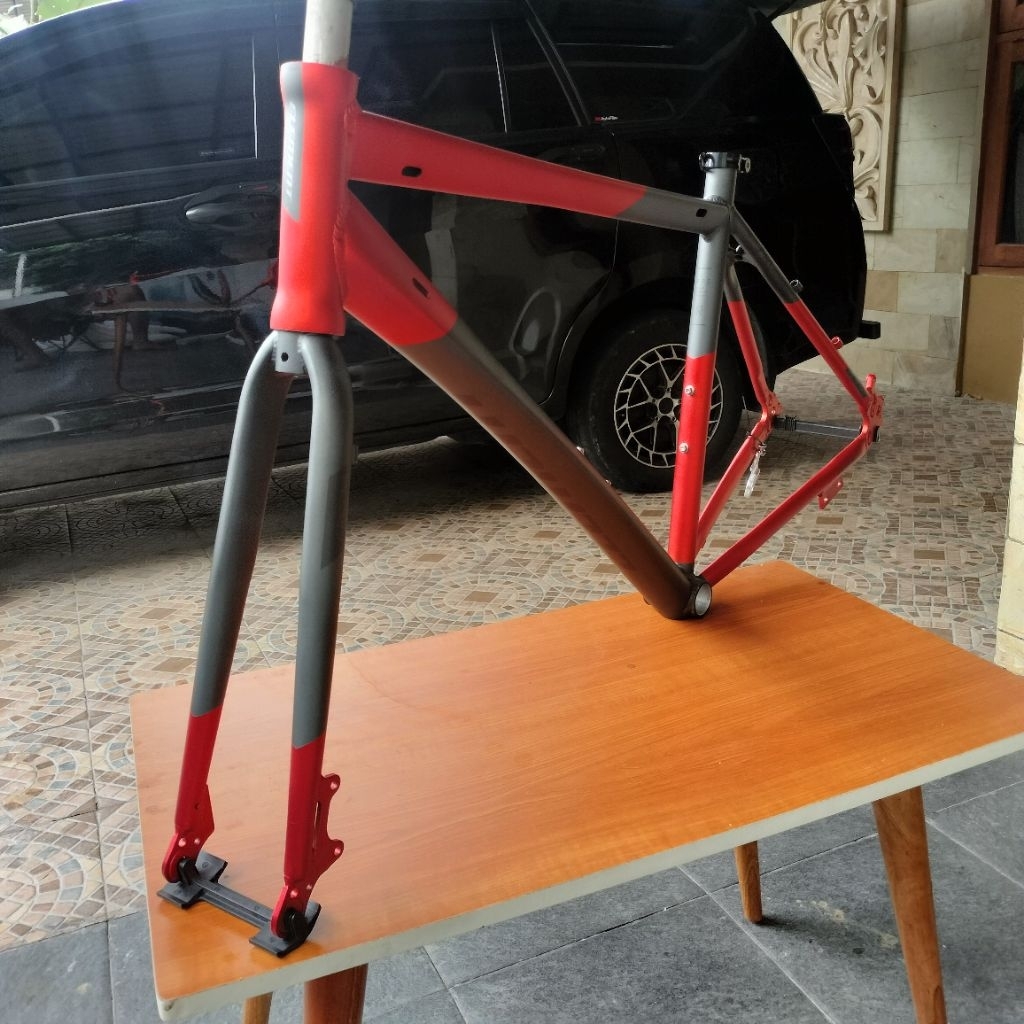 Jual Frameset Roadbike Element FRC 38 frame alloy fork hiten discbrake ...