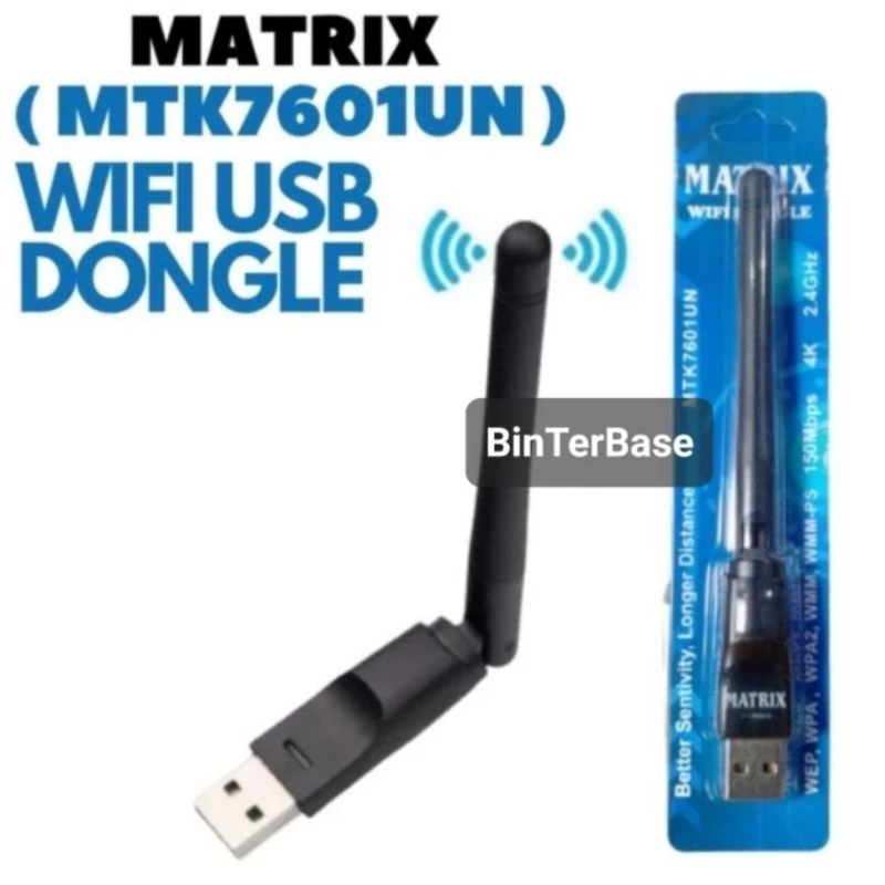 Jual WIFI Dongle USB MT7601 for STB set up box DVB T2 Matrix Vsat evercross luby dll | Shopee ...