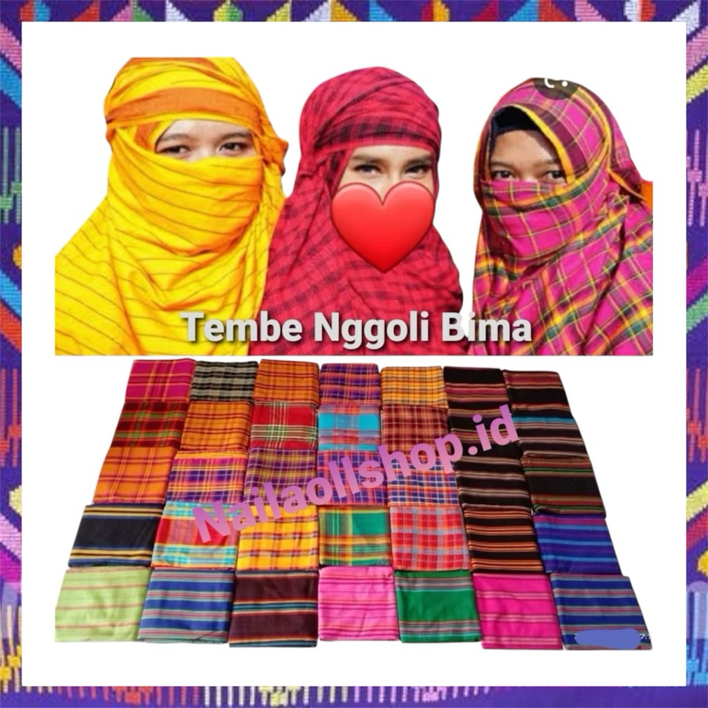 Jual Sarung tenun bima / tembe nggoli / tembe salungka / kain tenun ...