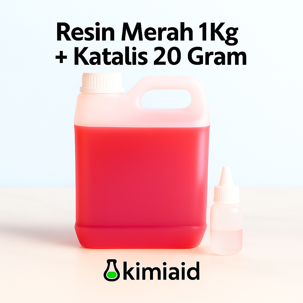 Jual Resin Merah 1 Kg + Katalis - Kerajinan Tangan - Resin Polyester ...