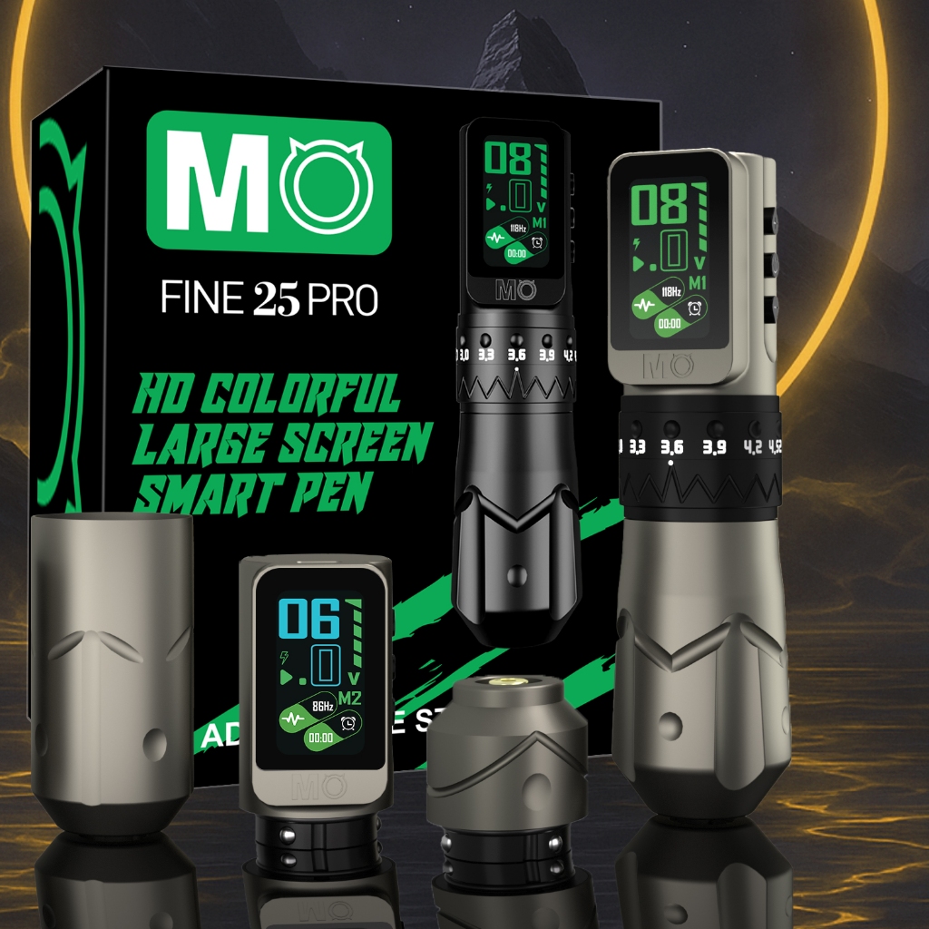 Jual MO FINE 25 PRO Smart Adjustable Stroke Wireless Tattoo Pen Machine ...