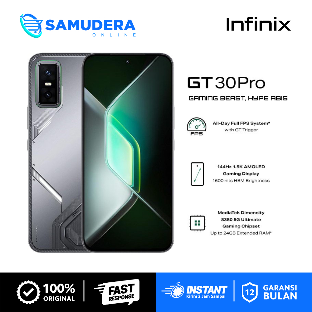 Jual Infinix GT 30 Pro12/512GB MediaTek Dimensity 8350 Ultimate Garansi ...