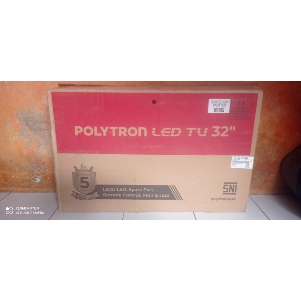 Jual Kardus dus box Tv Led 32 inch Polytron PLD 32TV1855 | Shopee Indonesia