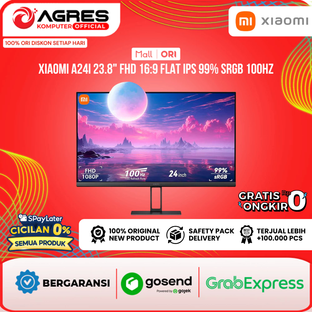 Jual JEAN_ Monitor Xiaomi LED IPS A24i - Full HD 24" Inch | Shopee ...