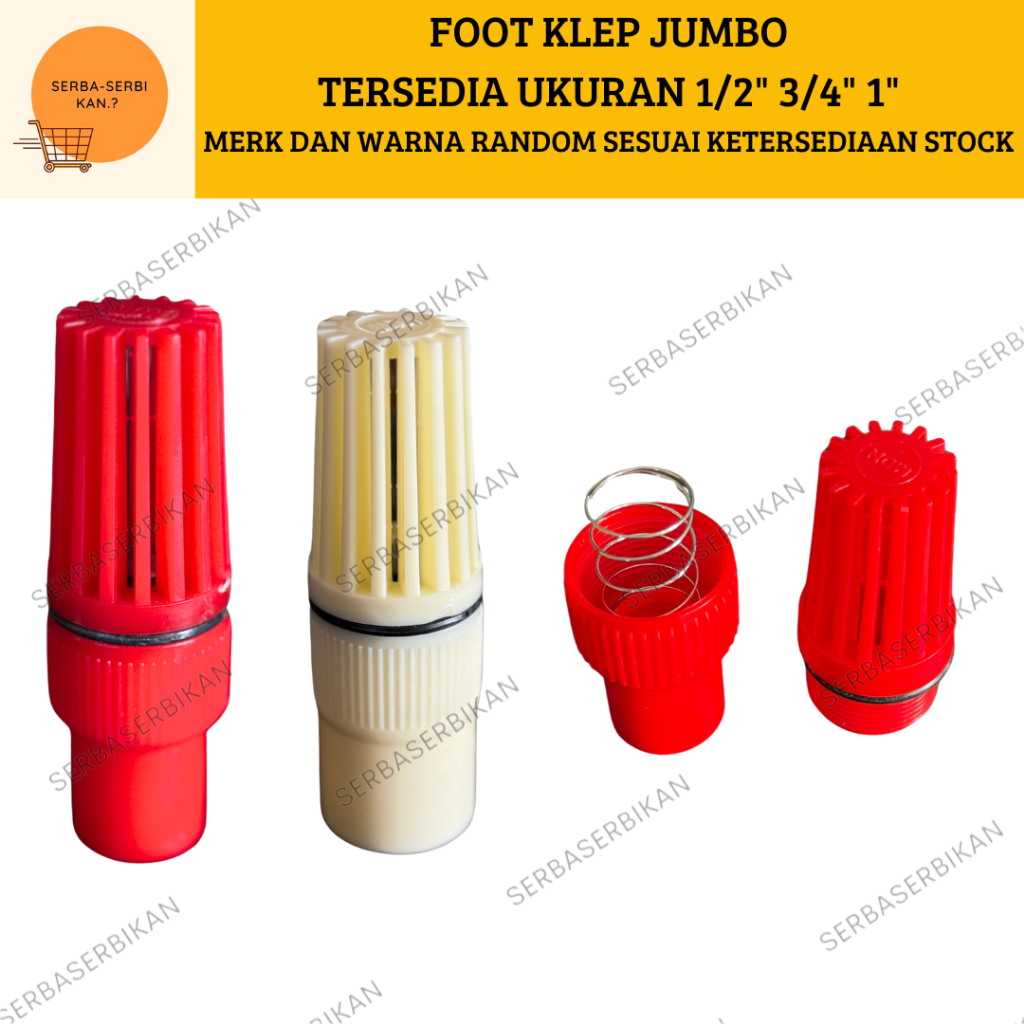 Jual FOOT KLEP JUMBO FOOT VALVE PVC UKURAN 1/2" 3/4" 1" | Shopee Indonesia