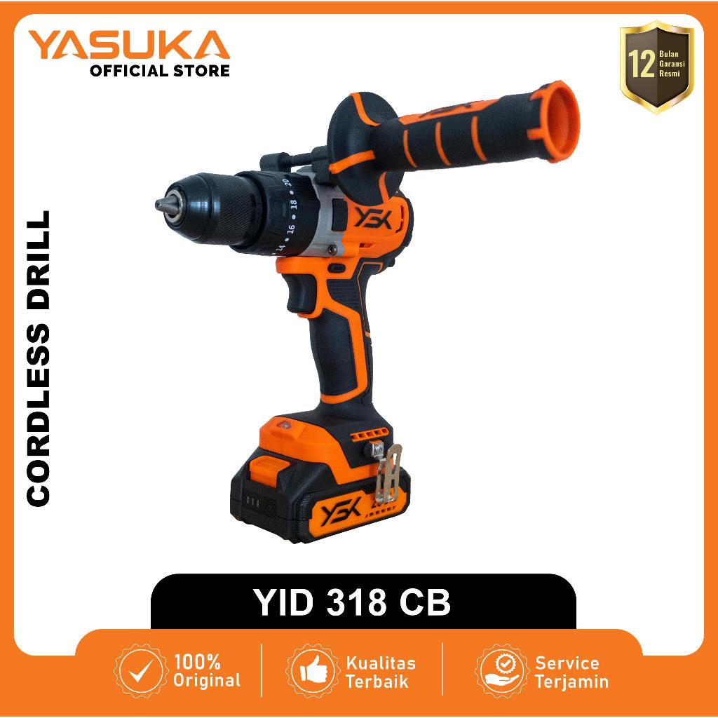 Jual Mesin Bor Cordless | Cordless Impact Drill Yasuka YID-318 CB ...