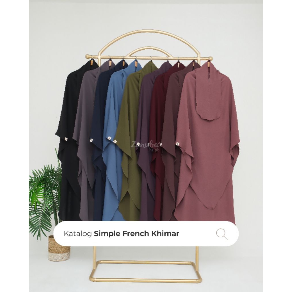 Jual SIMPLE FRENCH KHIMAR (SIMPLE FK) by Zanuba | Shopee Indonesia
