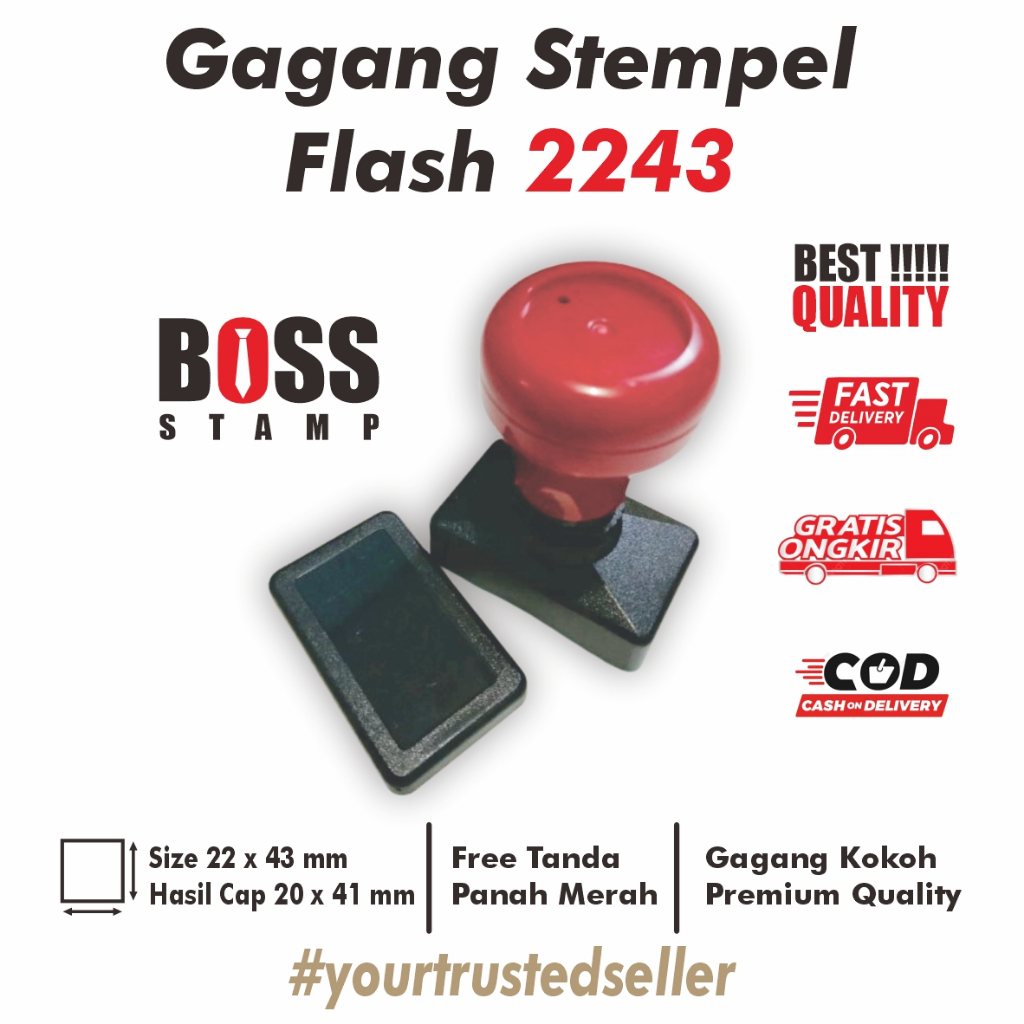 Jual Gagang Stempel Flash 2243 | Shopee Indonesia