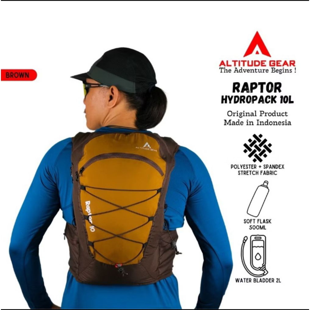 Jual Altitude Gear Raptor 10L Hydropack Tas Trail Running Ultralight ...