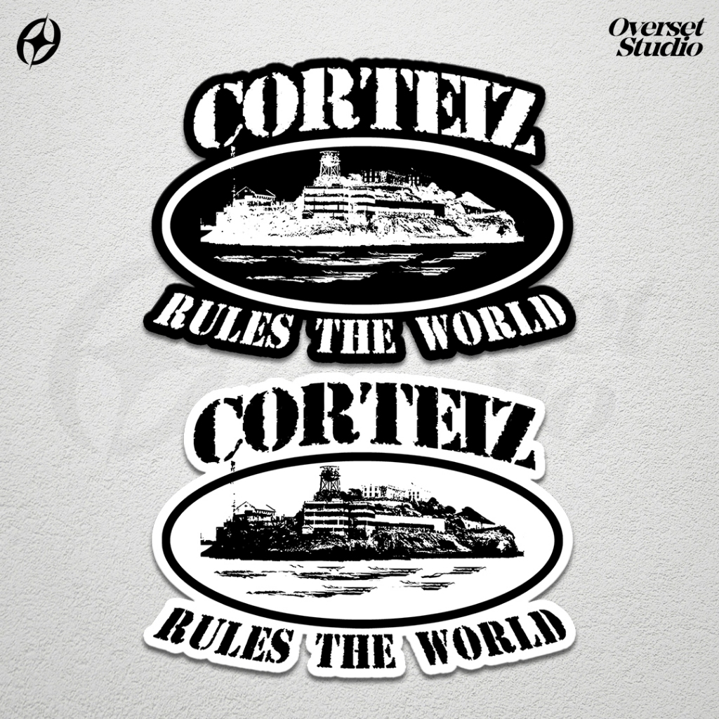 Jual (GRATIS ONGKIR & COD) Sticker Corteiz Alcatraz Logo / Corteiz ...
