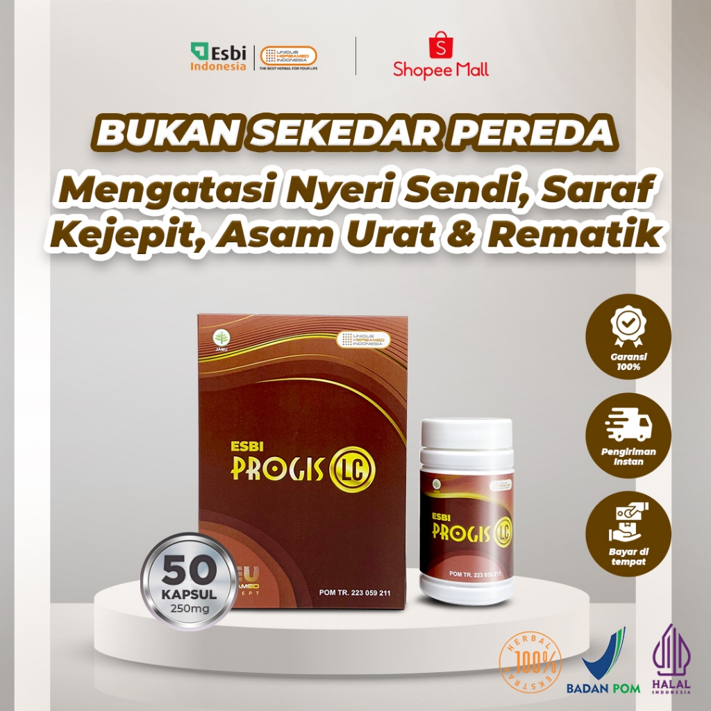 Jual PROGIS LC Herbal Premium Original | Obat Nyeri Sendi | Obat Saraf ...