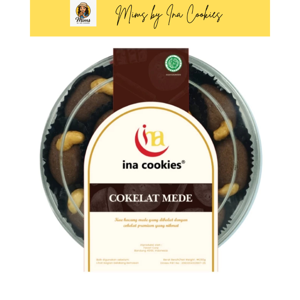 Jual Ina Cookies Premium Cokelat Mede Reguler | Shopee Indonesia