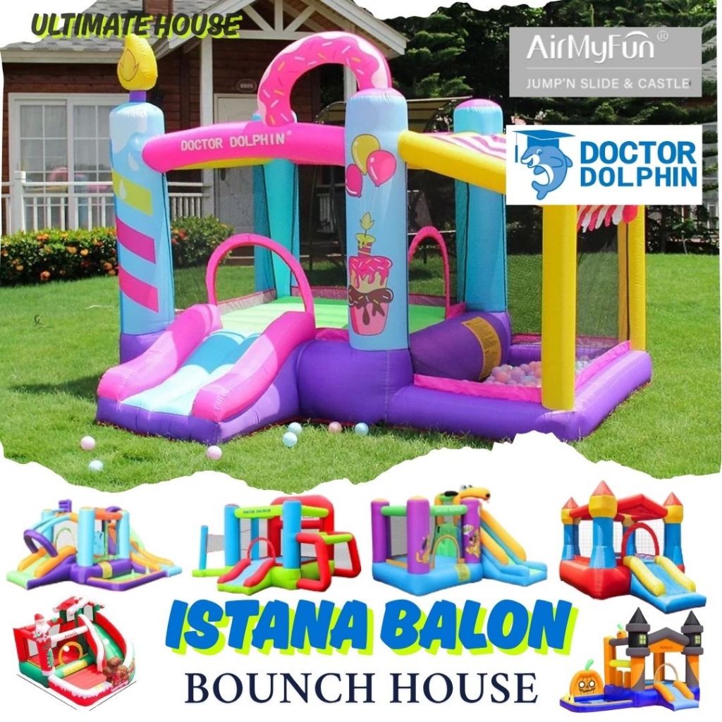 Jual Mainan Rumah Istana Balon Bouncy Castle Balloon Bouncer Balon ...