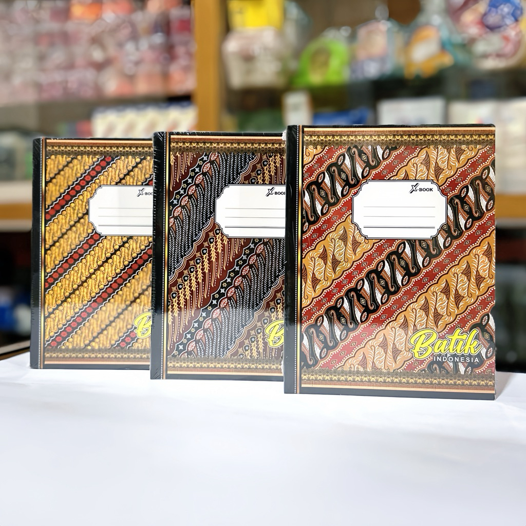 Jual Buku Tulis Kwarto Batik X-BOOK Isi 38 58 Buku Sekolah [1 PACK ...