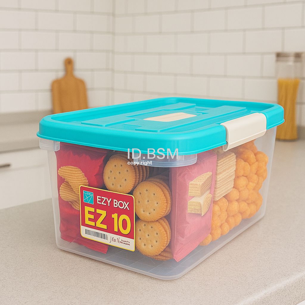 Jual Box Container Plastik Ezy Transparan Cb 10 Liter - Karbon box ...