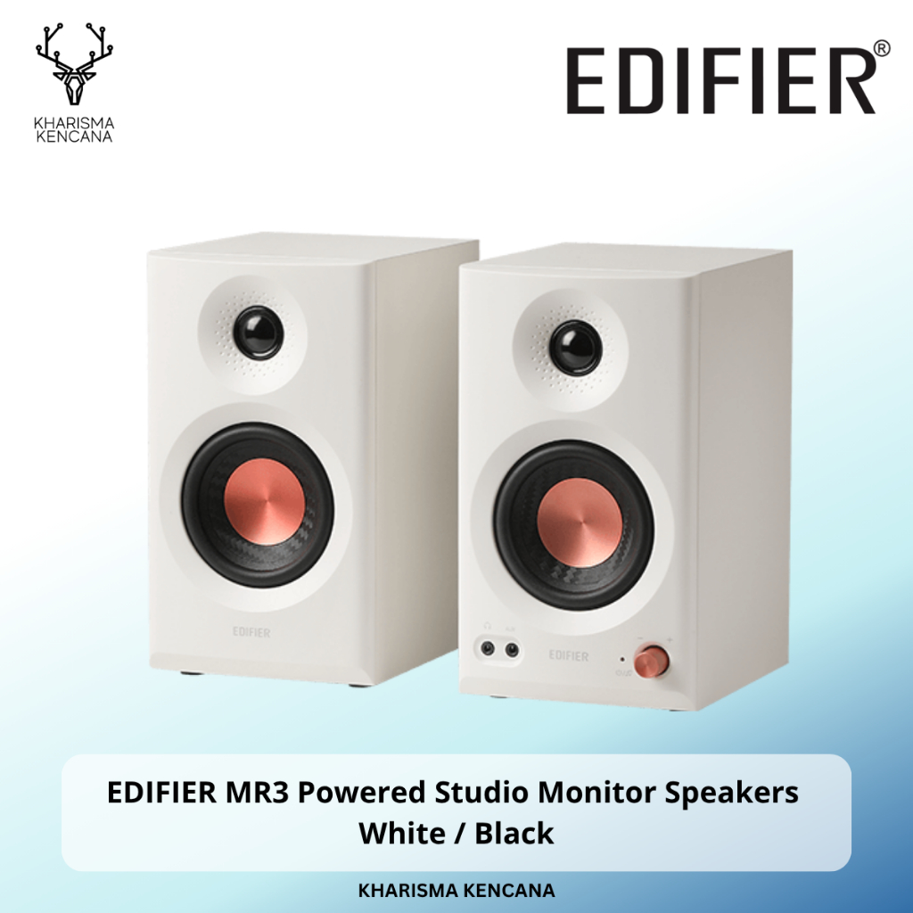 Jual EDIFIER MR3 Powered Studio Monitor Speakers White / Black | Shopee ...