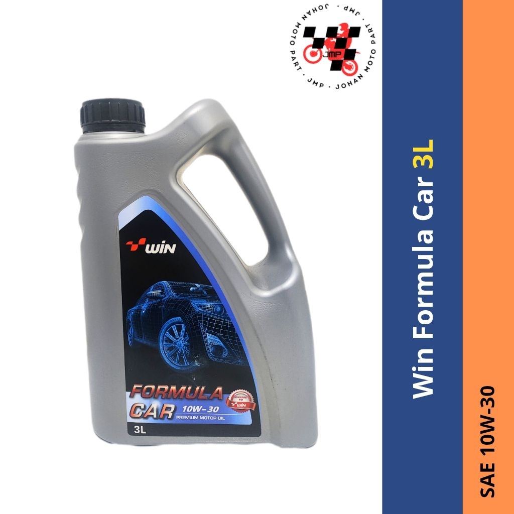 Jual Oli Win Formula Car 10W-30 3L | Oli Mobil Bensin Irit & Halus SAE ...