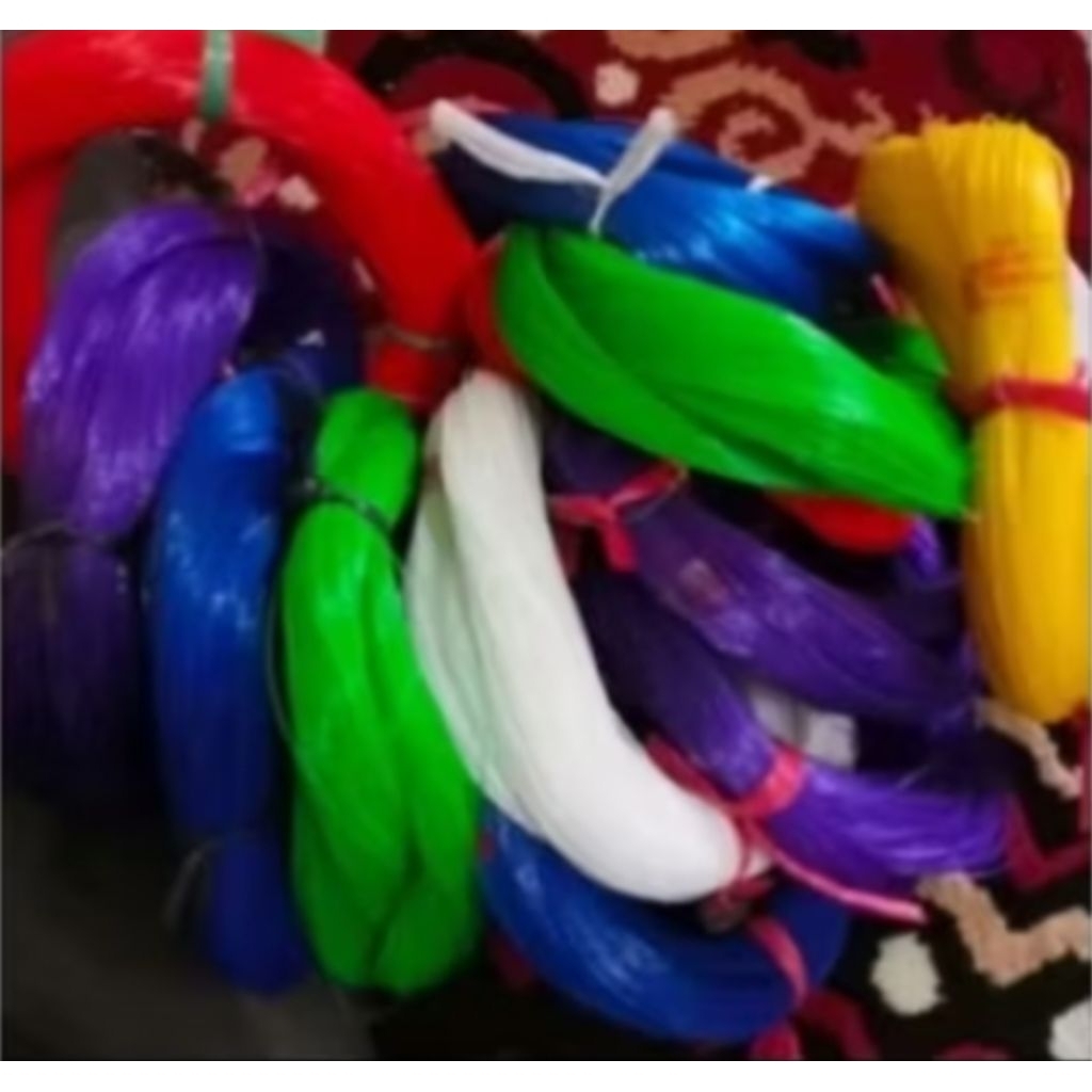 Jual Kenur Layangan 4000 yard tebal panjang 1 ikat warna rendoom ...