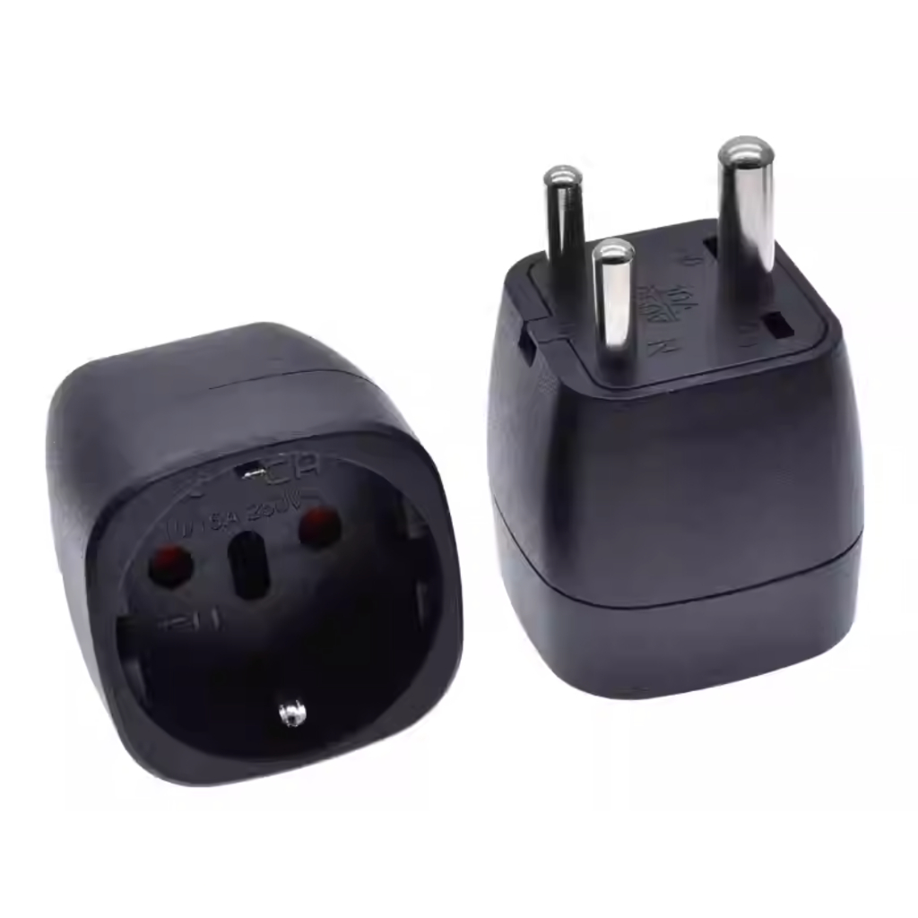 Jual Colokan Travel European Standard Socket Travel Converter To India ...