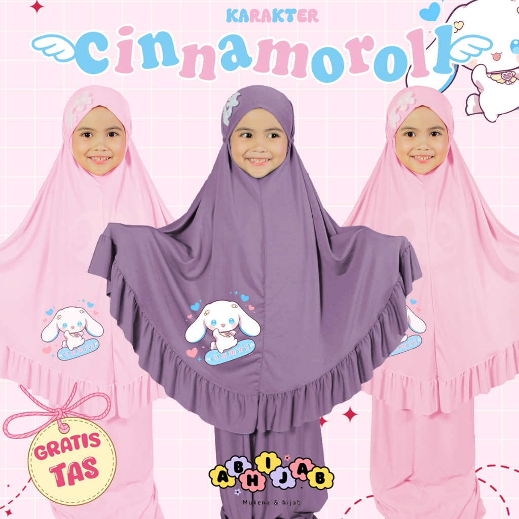 Jual MUKENA MUKENAH TELEKUNG RUKUH ANAK PEREMPUAN KARAKTER UKURAN 1 2 3 ...