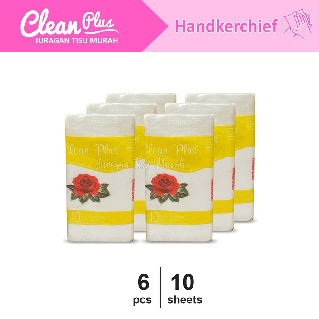Jual Tisu wajah cleanplus - Tisu saku isi 6 pcs perbundle - Tisu wajah ...