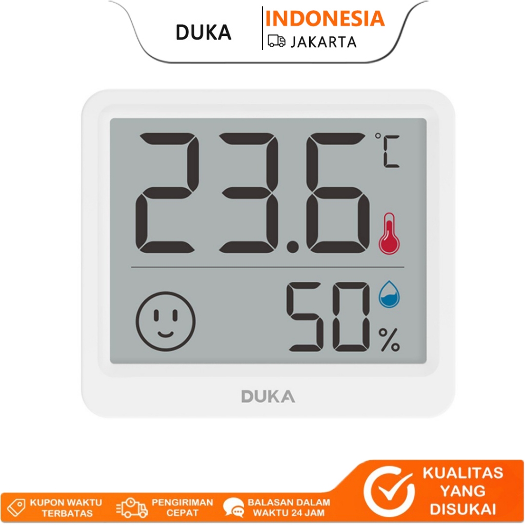 Jual DukA THmini Termometer Hygrometer Digital 2.5 Inch-Desain ...