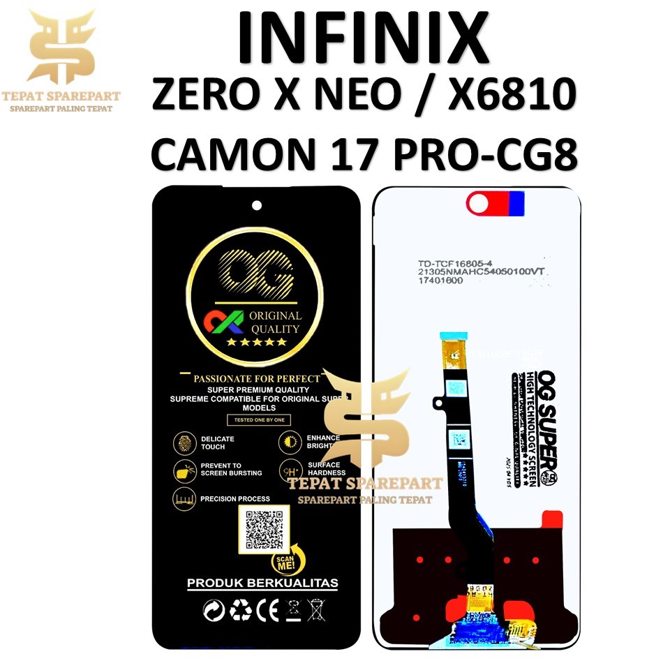 Jual LCD TOUCHSCREEN INFINIX ZERO X NEO / X6810 / CAMON / 17 PRO – CG8 ...