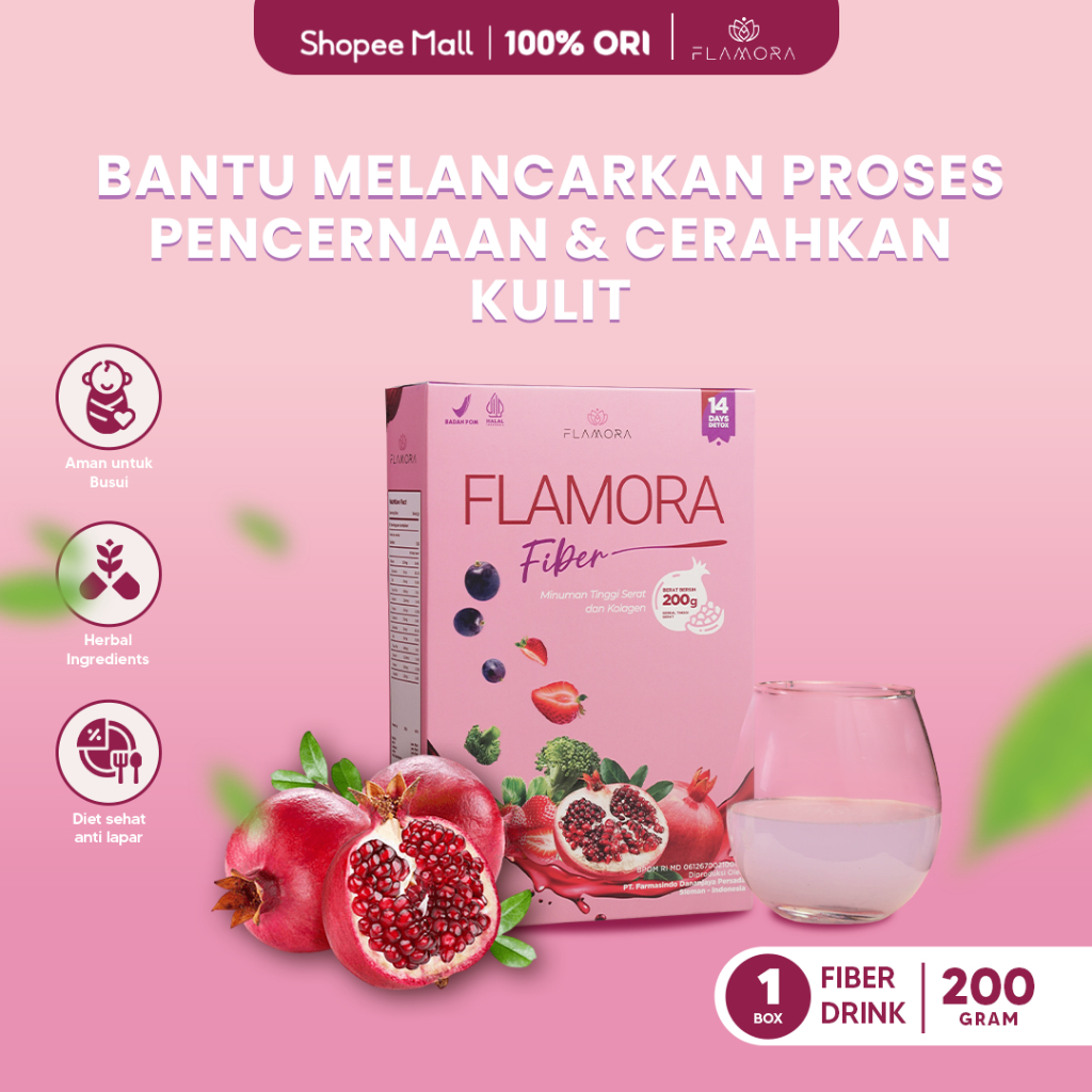 Jual Flamora Fiber | Collagen Drink | Bantu Melancarkan Proses ...