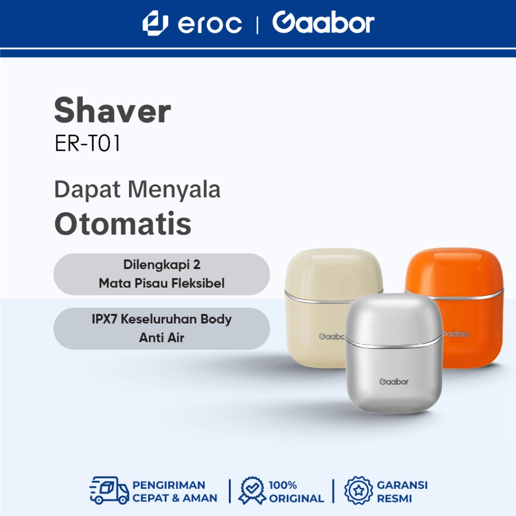 Jual GAABOR Portable Mini Shaver Alat Cukur Jenggot Elektrik Waterproof ...
