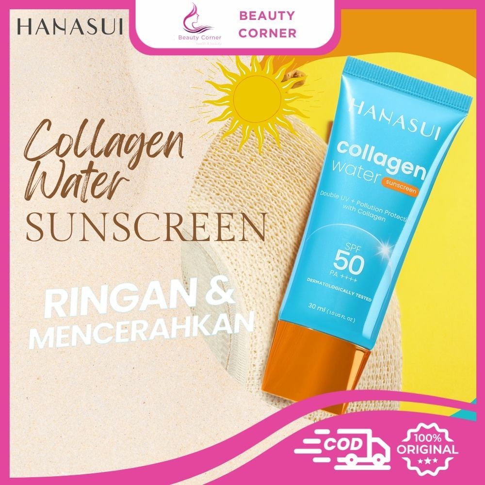 Jual Hanasui Collagen Water Sunscreen SPF 50 PA++++ - 30ml | Shopee ...