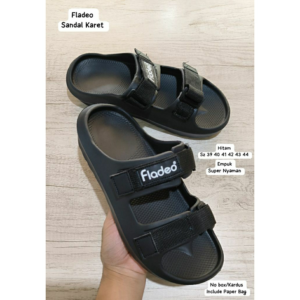 Jual Sandal Karet Dewasa Original Brand Fladeo | Shopee Indonesia