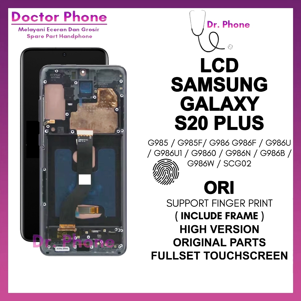 Jual Best Seller !!! LCD Samsung S20 Plus / G985 / G986 - Include Frame ...